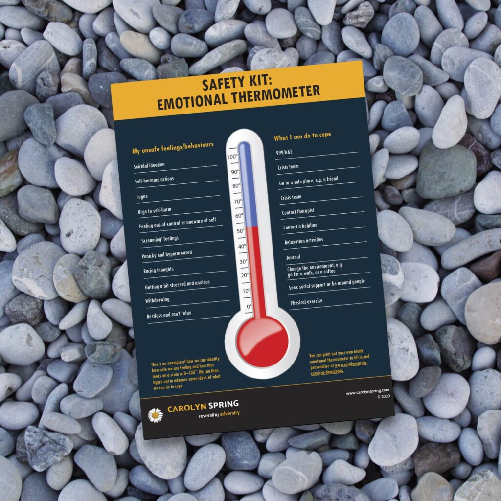 Emotional Thermometer (Poster) | Carolyn Spring
