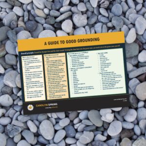 Free trauma resources | Carolyn Spring