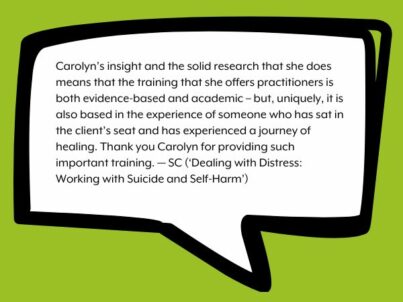 Trauma Recovery Community | Carolyn Spring